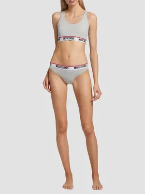 Moschino Logo Band Briefs