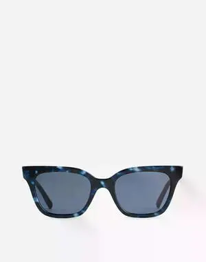 Madewell Pierport Cat-Eye Sunglasses Navy Tortoise