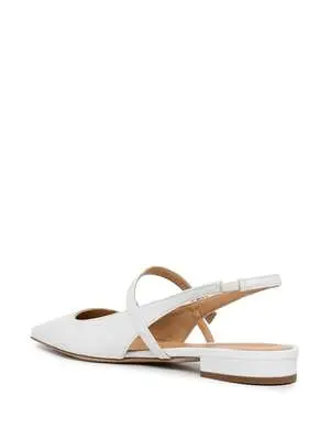 MADISON MAISON Slingback Ballerina Shoes - White