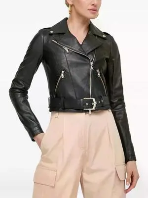 Patrizia Pepe Long Sleeve Biker Jacket
