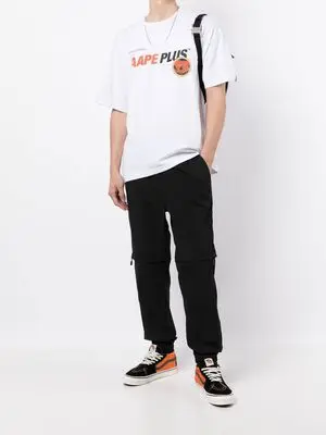 AAPE BY *A BATHING APE Moonface Graphic-print T-shirt