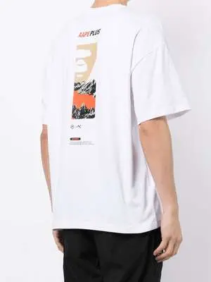 AAPE BY *A BATHING APE Moonface Graphic-print T-shirt