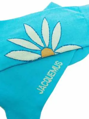 Jacquemus Floral-pattern Socks
