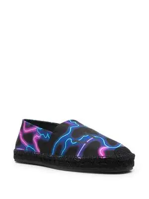 Valentino Garavani Vltn Logo-print Espadrilles - Black