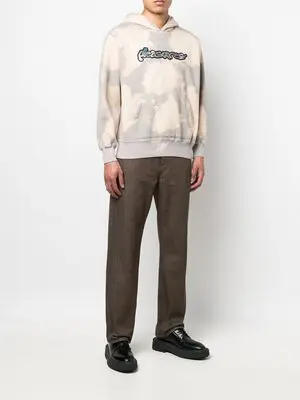 PLEASURES Bleached-effect Hoodie
