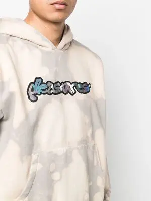 PLEASURES Bleached-effect Hoodie