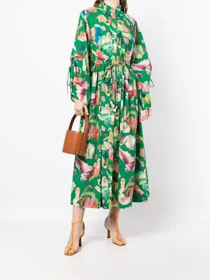 ALEMAIS Arlo Abstract-print Shirt Dress