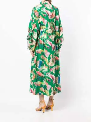 ALEMAIS Arlo Abstract-print Shirt Dress