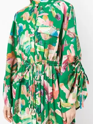 ALEMAIS Arlo Abstract-print Shirt Dress
