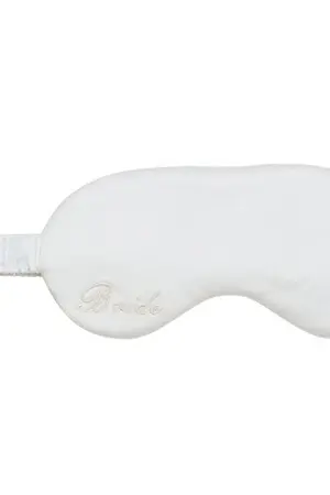 FLEUR DU MAL Bridal Silk Eye Mask - Neutral