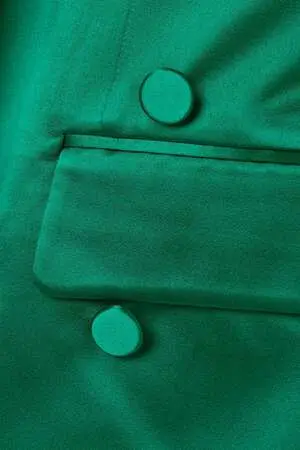 Gucci Love Parade Double-breasted Silk-satin Blazer