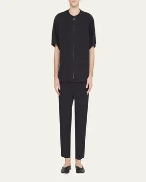 3.1 Phillip Lim Zip-front Baseball Shirt