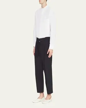 3.1 Phillip Lim Cropped Wool-blend Trousers