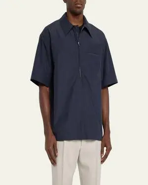 3.1 Phillip Lim Half-zip Popover Shirt
