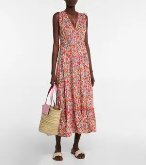 Poupette St Barth Ivy Tiered Maxi Dress