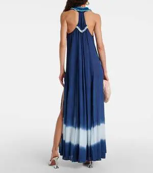 Poupette St Barth Nava Floral Maxi Dress