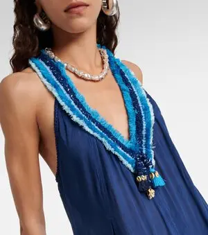 Poupette St Barth Nava Floral Maxi Dress