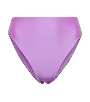Jade Swim Incline High-rise Bikini Bottom - Purple