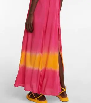 Poupette St Barth Nava Tie-dye Maxi Dress