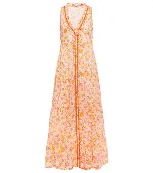 Poupette St Barth Nana Floral Maxi Dress - Multicoloured