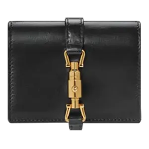Gucci Jackie 1961 Card Case Wallet - Black