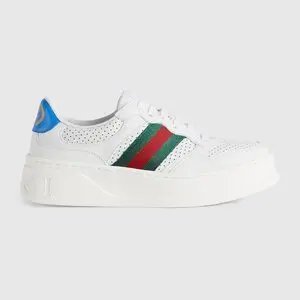 Gucci Sneaker With Web Leather