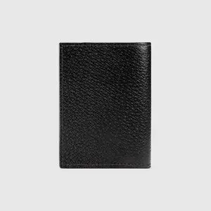 Gucci Gg Marmont Card Case Leather - Black Leather