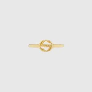 Gucci Interlocking G 18k Ring - Yellow Gold