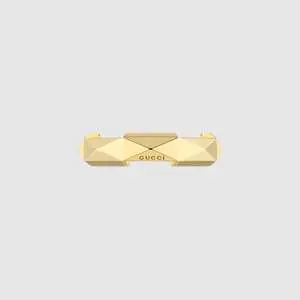 Gucci Link To Love 18k Studded Ring - Yellow Gold