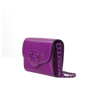 Gucci Horsebit 1955 Mini Shoulder Bag - Purple