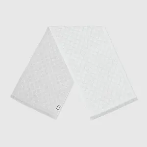 Gucci Gg Wool Scarf - Grey