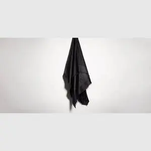 Gucci Gg Jacquard Silk Wool Shawl