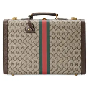 Gucci Savoy Medium Suitcase With Web