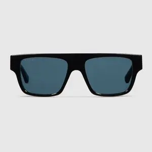 Gucci Rectangular Frame Sunglasses - Black