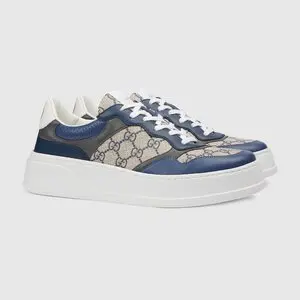Gucci Gg Supreme Chunky Sneakers - Blue