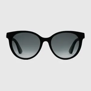 Gucci Round-frame Sunglasses - Black