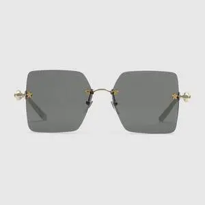 Gucci Gucci Square Frame Sunglasses Silver
