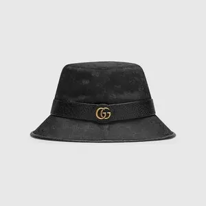 Gucci Gg Canvas Bucket Hat - Black