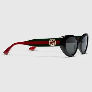Gucci Cat-eye Frame Sunglasses - Black