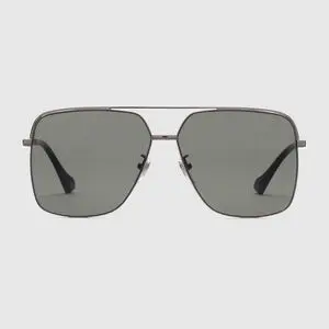 Gucci Specialized Fit Navigator Sunglasses - Grey