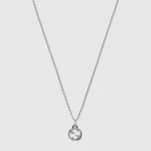 Gucci Interlocking G Pendant Necklace - Sterling Silver