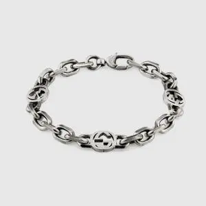 Gucci Interlocking G Chain Bracelet - Silver