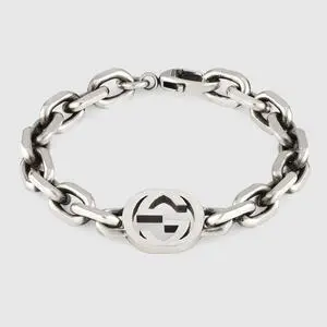 Gucci Interlocking G Chain Bracelet - Silver