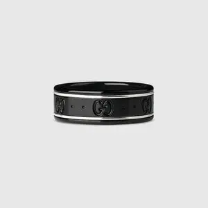 Gucci Icon 18k Band - White Gold