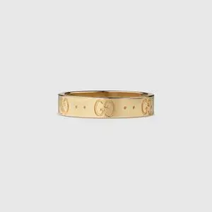 Gucci Icon 18k Gold Band - Yellow