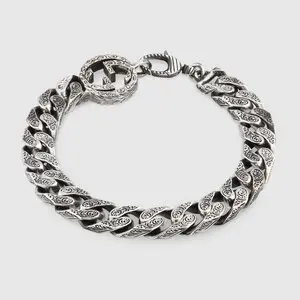 Gucci Interlocking G Chain Bracelet - Silver
