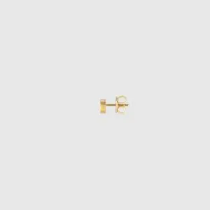 Gucci Interlocking G 18k Gold Stud Earrings - Yellow Gold