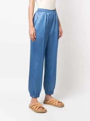 Nanushka Tapered Satin Trousers