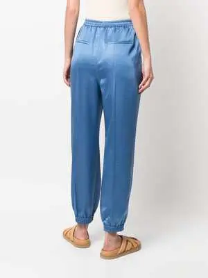 Nanushka Tapered Satin Trousers