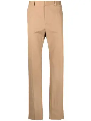 Valentino Garavani Pressed-crease Cotton Chinos